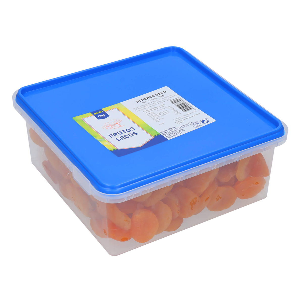 Alperce Seco Metro Chef 1 kg - 16679 - Aviludo - Distribuição Alimentar