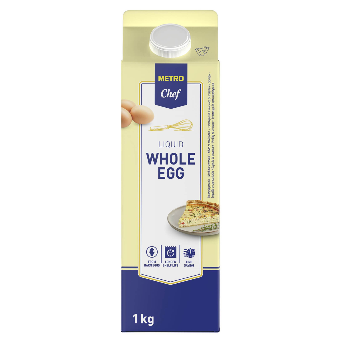 Ovo Liquido Pasteurizado Solo Horeca METRO Chef 1 kg - 16787 - Aviludo ...