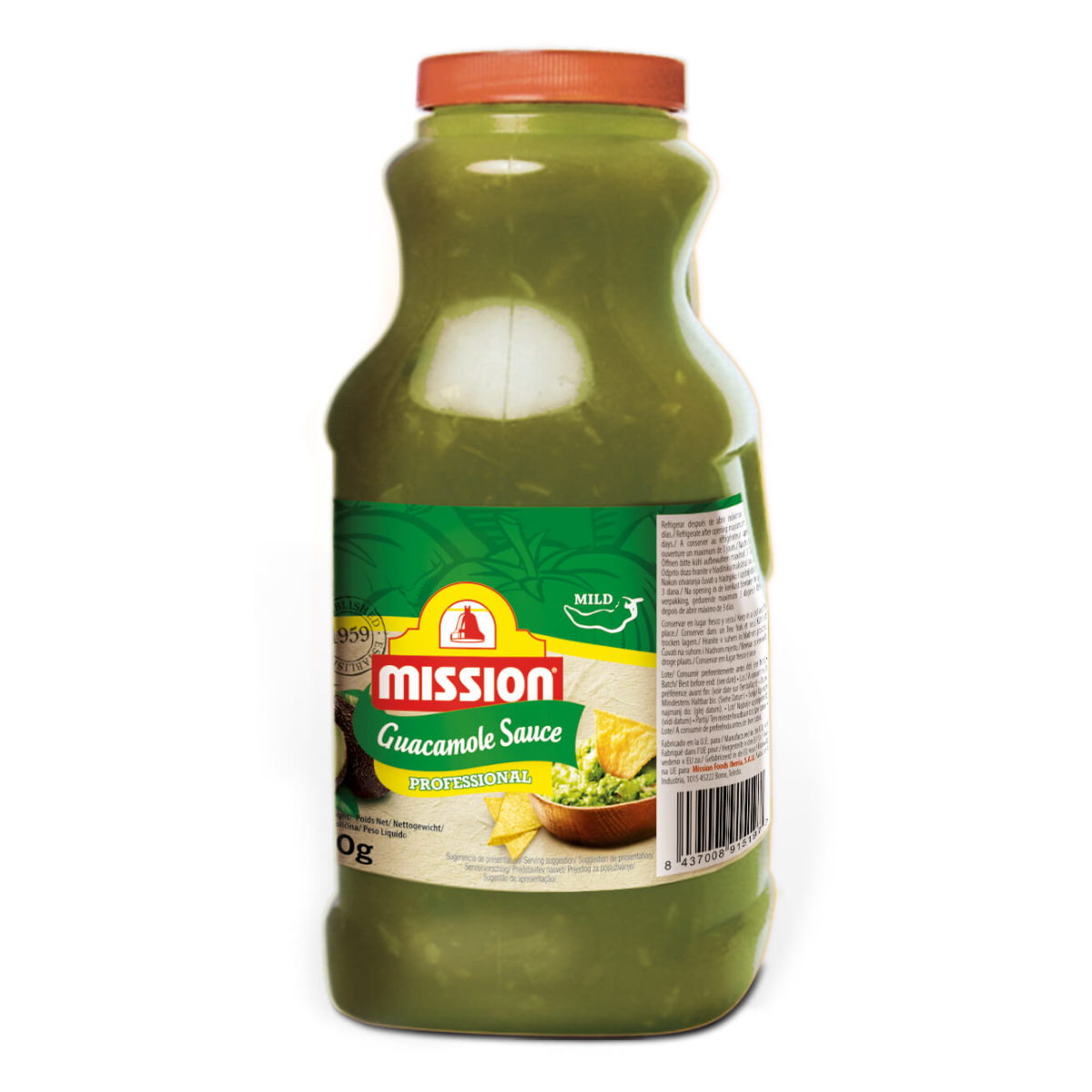 Molho Guacamole Mission Garrafa 2 kg - 16737 - Aviludo - Distribuição ...