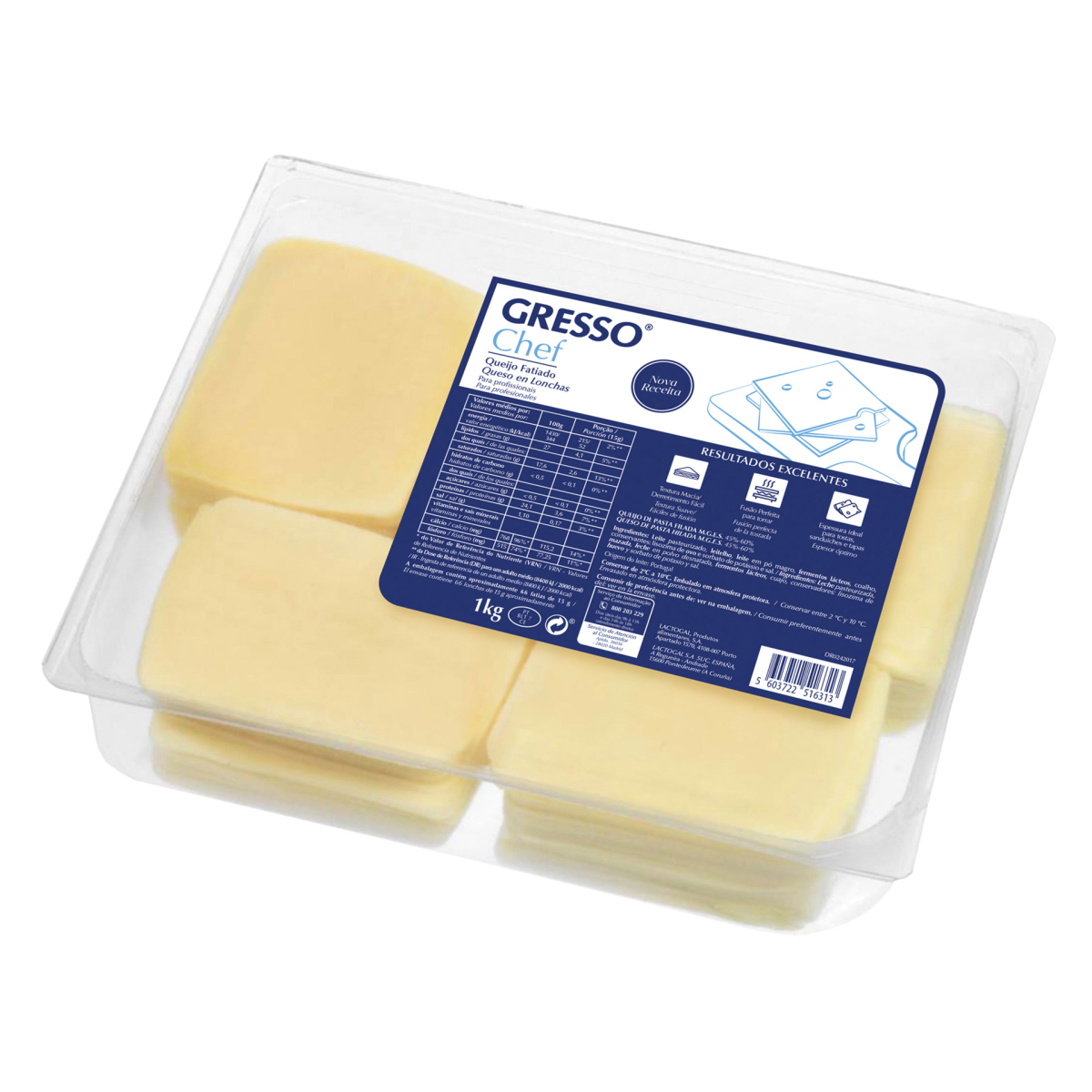 Queijo Flamengo Fatiado Gresso 1 kg - 7725 - Aviludo - Distribuição ...